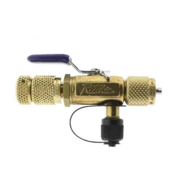 Yellow Jacket 18975 1/4" 4-in-1 Core Valve Tool with Side Port