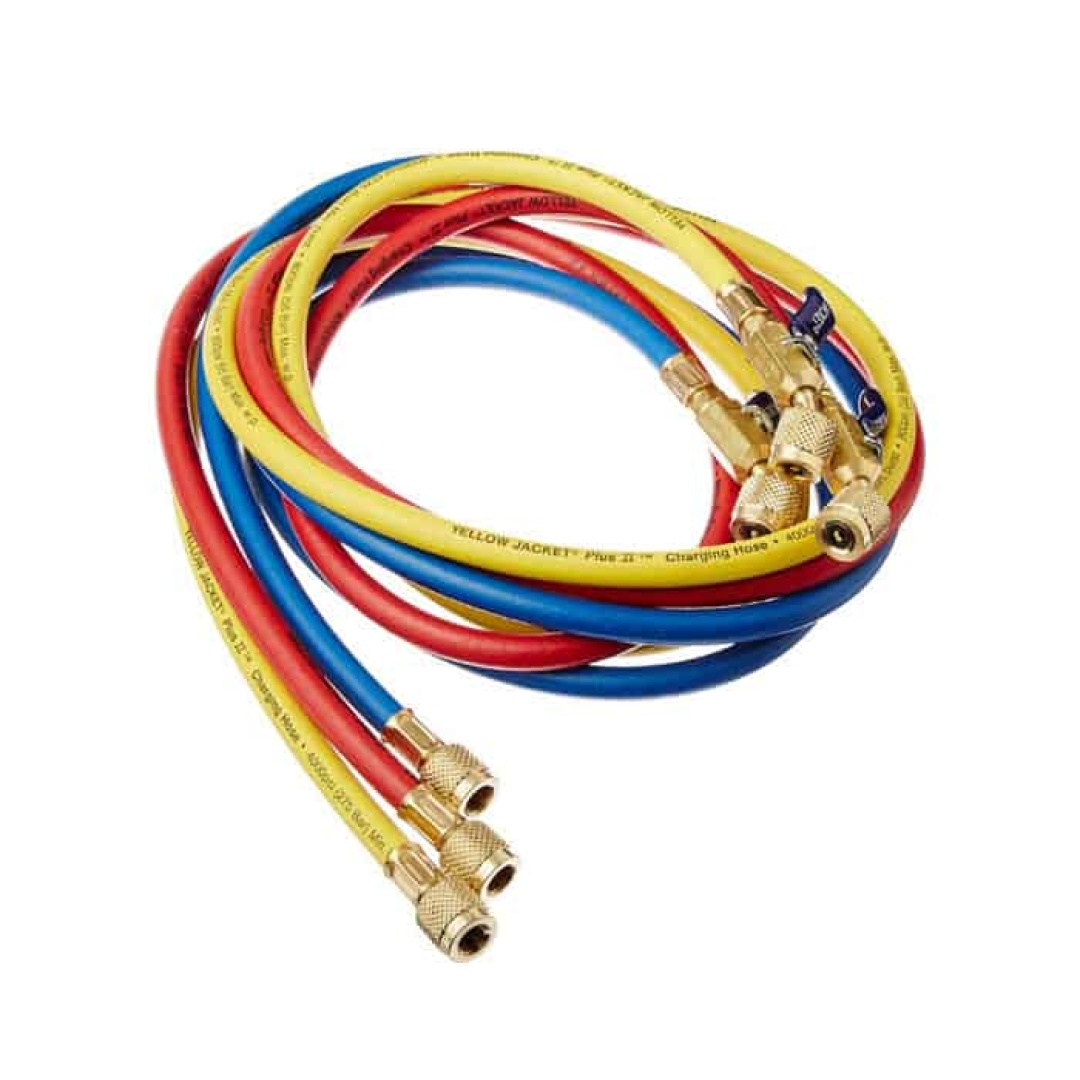 Yellow Jacket 29986 PLUS II 72in Refrigerant Charging Hose Set
