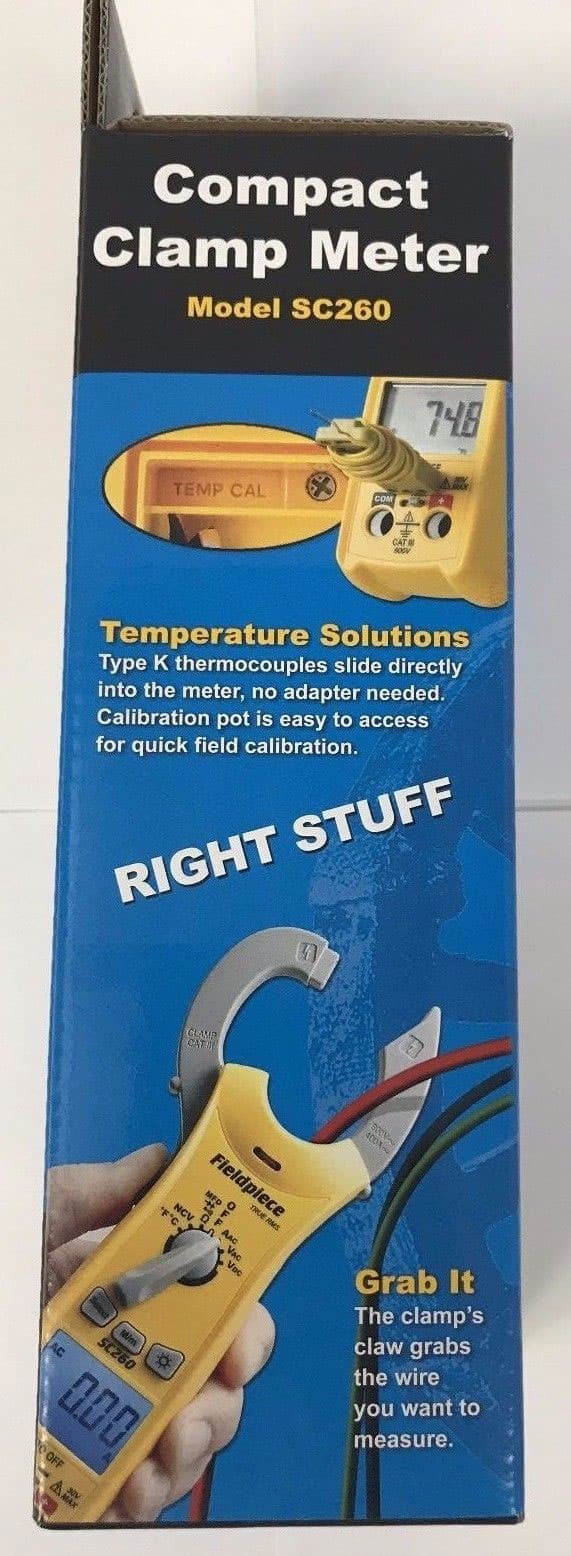Fieldpiece SC260 Compact Clamp Meter True RMS