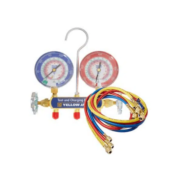 Yellow Jacket 42201 Series 41 Manifold w/ Compact Hoses