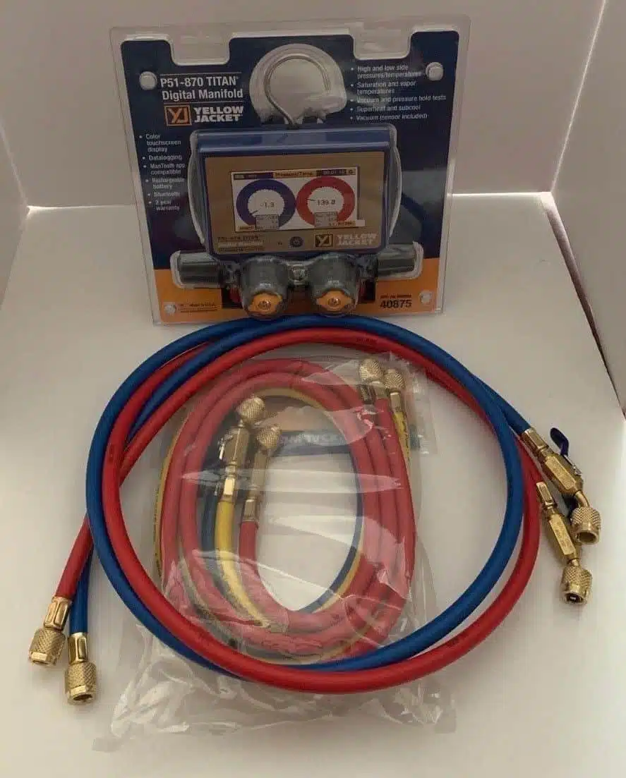 Yellow Jacket 40875 P51-870 Titan Digital Manifold