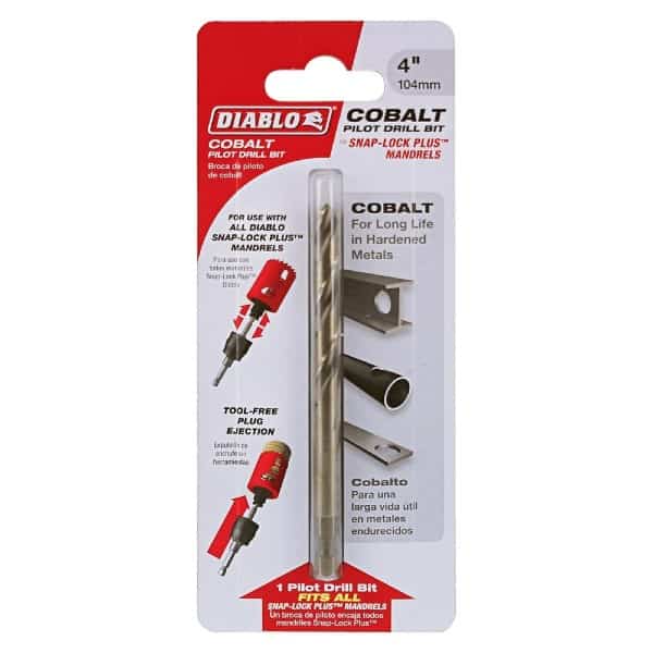 DHS4BITCB Diablo 4 in. Cobalt Pilot Drill Bit