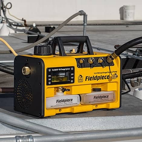 Fieldpiece VP87 Vacuum Pump with RunQuick™ Oil Change System