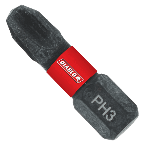 Diablo 1 in. #3 Phillips Drive Bits 5pk DPH31P5