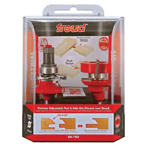 Freud 99 763 1-11/16 in. Premier Adjustable Rail & Stile Bit