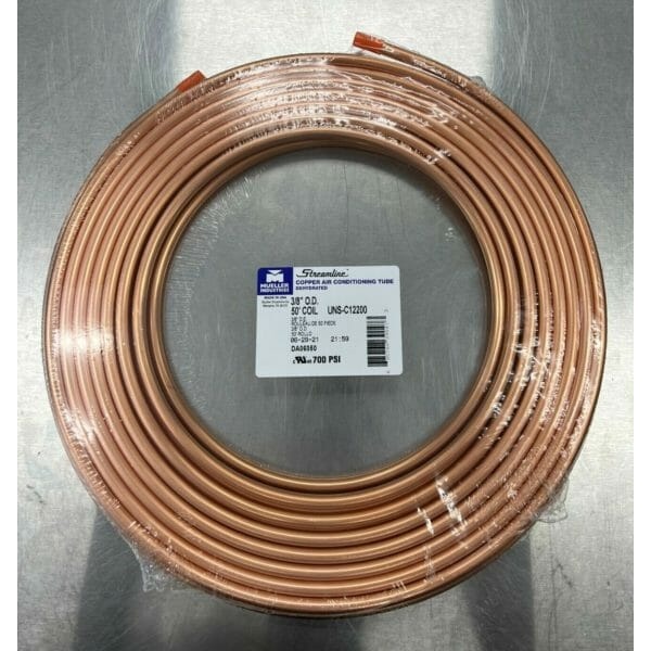 Mueller Streamline 3/8" x 50ft Soft Copper Tubing HVAC Refrigeration