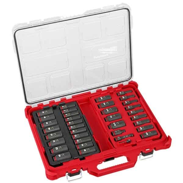 Milwaukee 49-66-6805 SHOCKWAVE Impact Duty Socket 3/8” Dr 36PC PACKOUT Set