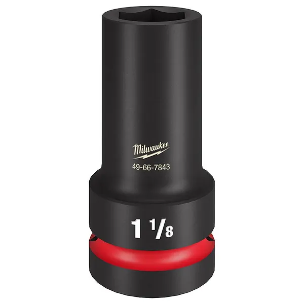 Milwaukee 49-66-7843 SHOCKWAVE Impact Duty 1" Drive 1-1/8" Thin Wall ...
