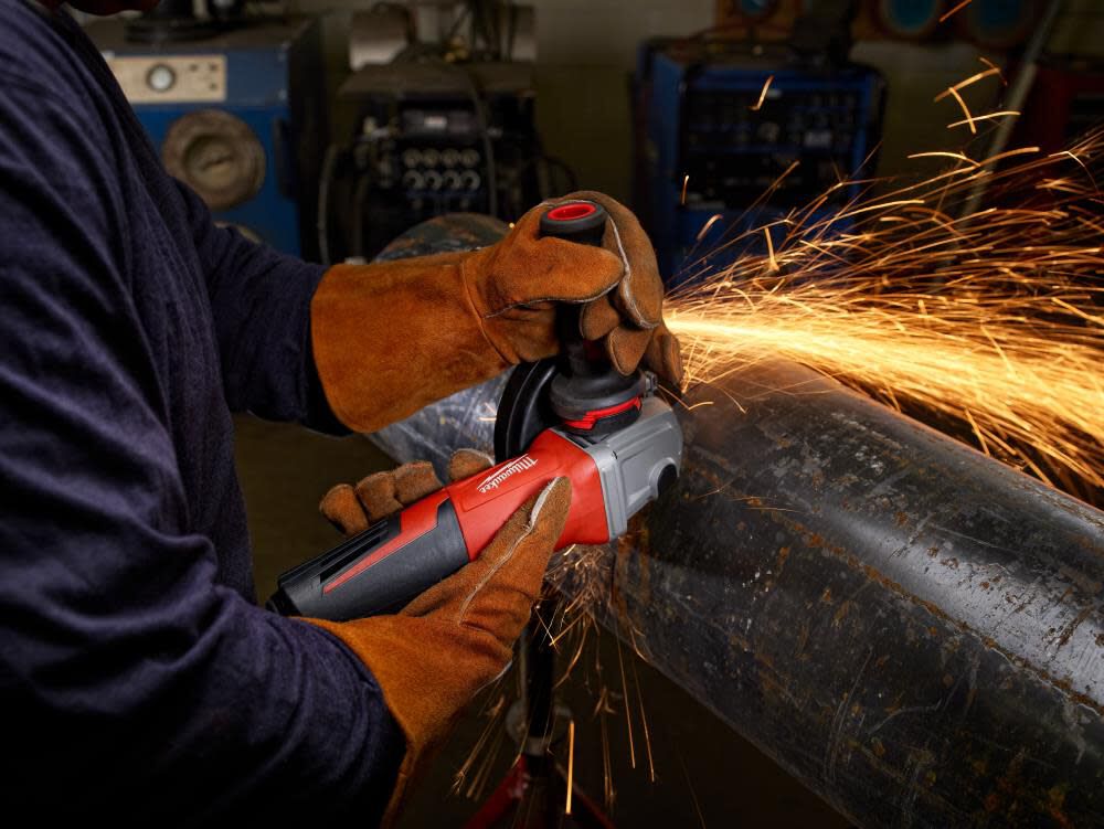 Milwaukee 13 Amp 6 In. Small Angle Grinder Paddle No-Lock