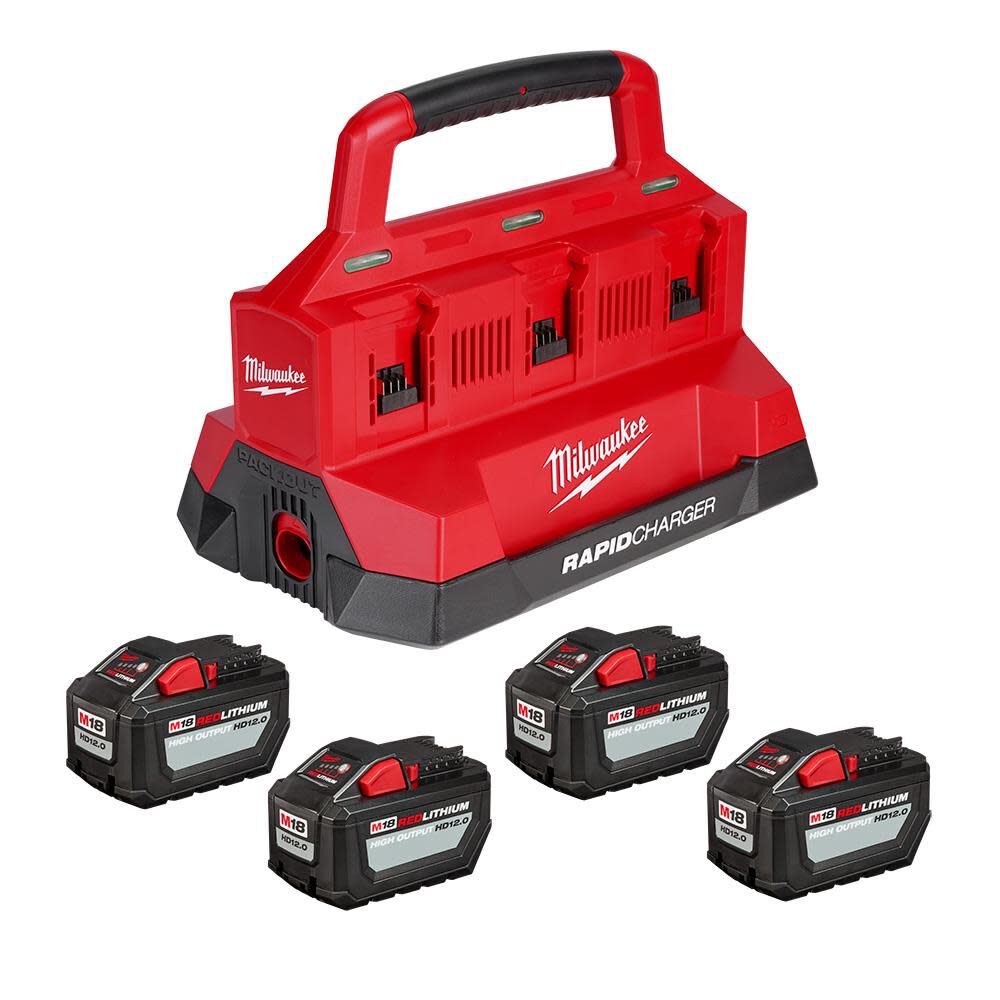 Milwaukee M18 HIGH OUTPUT HD12.0 Battery & PACKOUT Charger Kit