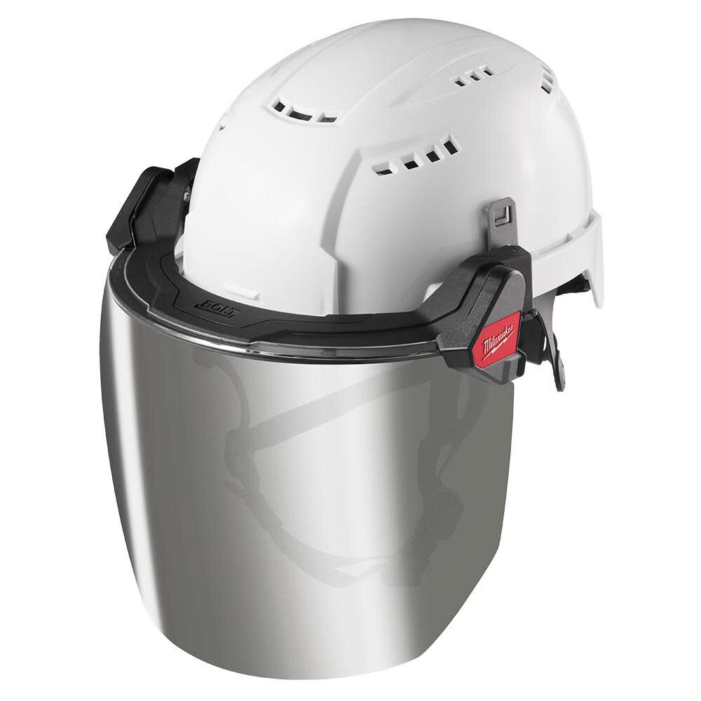 Milwaukee Mirrored Face Shield Replacement Lenses (Helmet & Hard Hat ...