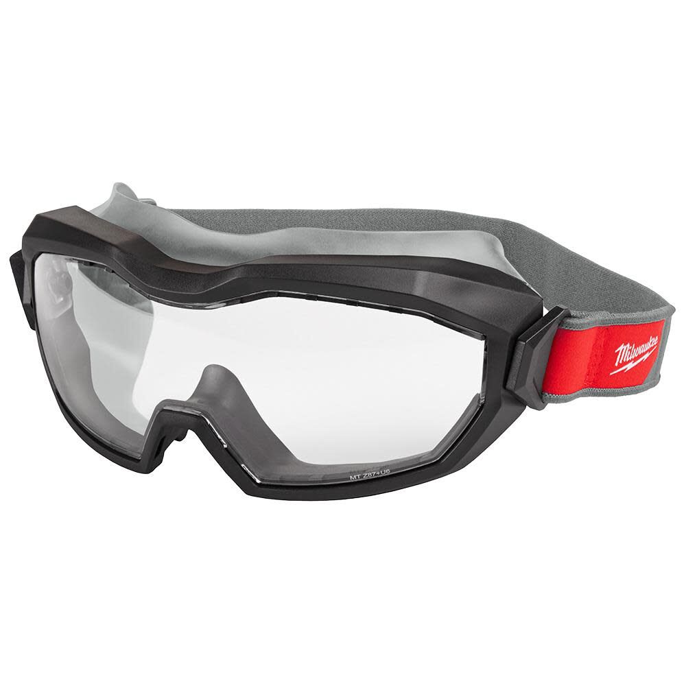 Milwaukee Non-Vented Goggles - Clear Dual Coat Lens