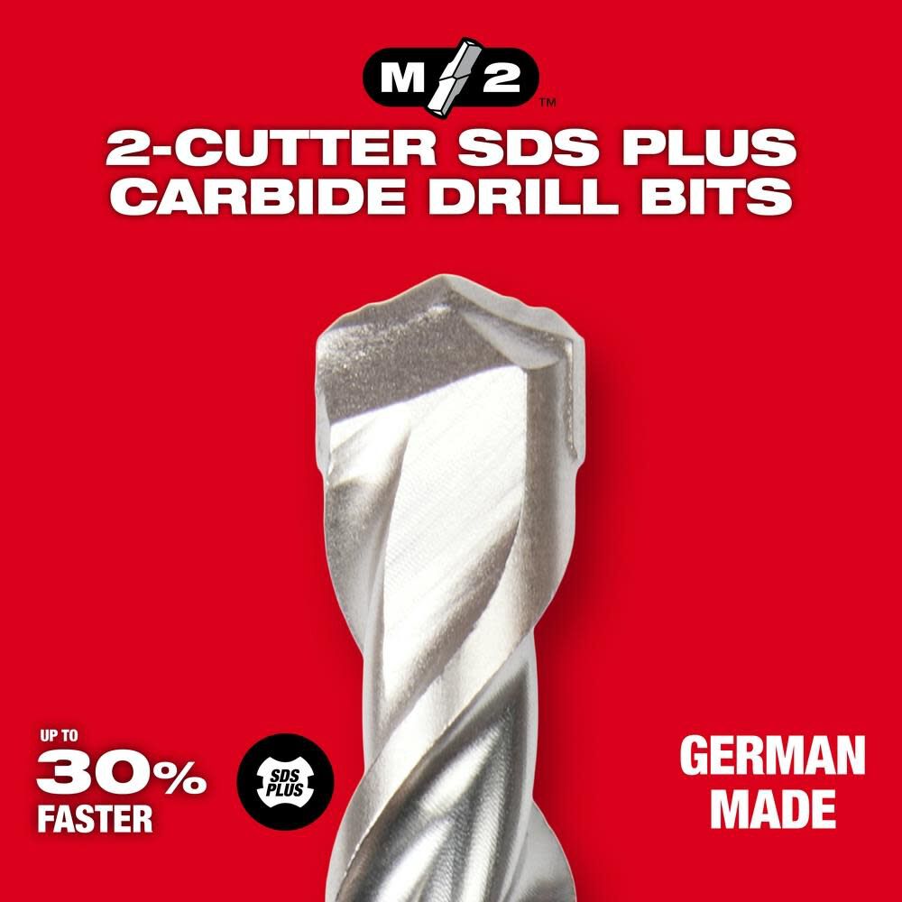 Milwaukee SDS-Plus 2-Cutter 1/2 in. x 4 in. x 6 in.