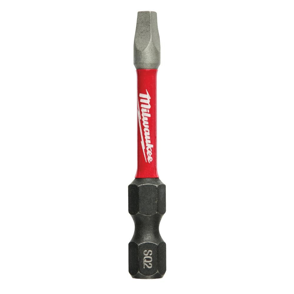 Milwaukee SHOCKWAVE Impact Bit 2inch SQ2 2pk