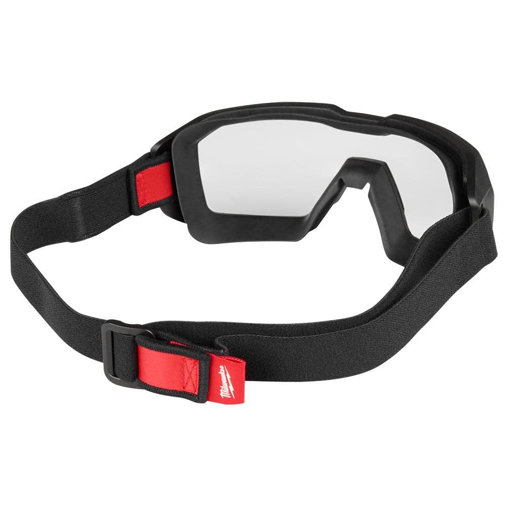 Milwaukee Vented Low-Profile Goggles - Clear Dual Coat Lens