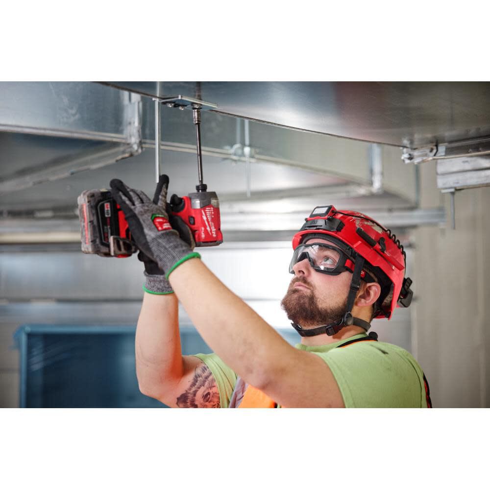 Milwaukee Vented Low-Profile Goggles - Clear Dual Coat Lens